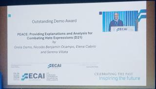 i3S - ECAI 2024 : Best Demo Award pour 4 membres du pôle SPARKS